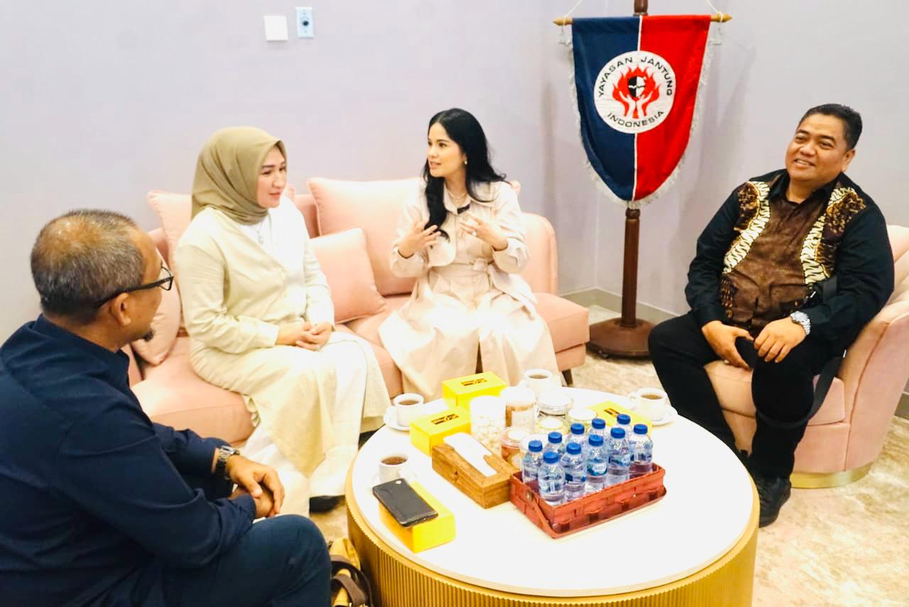 Istri Gubernur Aceh Marlina Usman Ketemu Istri Menteri AHY Anisa Pohan, Bahas Kesehatan Jantung ...