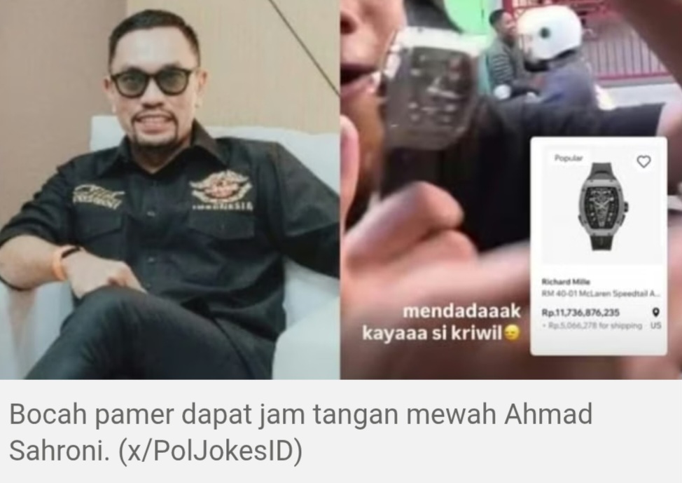 Pasca Rumahnya Dijarah Massa, Seorang Bocah Kembalikan Jam Tangan Milik Sahroni Seharga Rp 11 Milyar